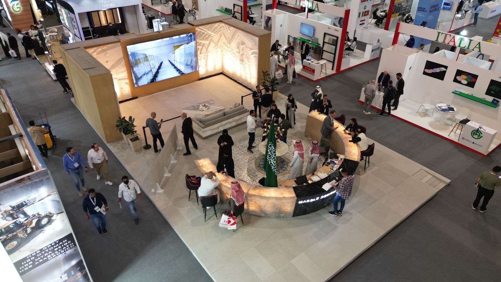 ماربل ديزاين تشارك في معرض saudi big 5 construct ضمن 1300 عارض من 47 دولة